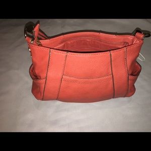 Liz Claiborne | Bags | Liz Claiborne Villager Purse In Coral | Poshmark